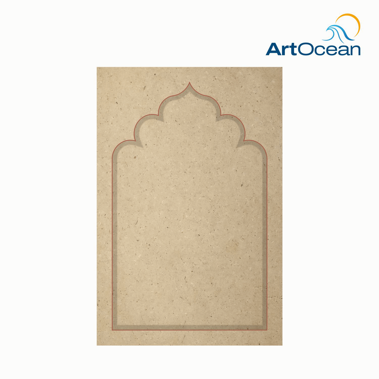 MDF Jharokha Bases | Unique MDF Craft Cut-Outs - Art Ocean